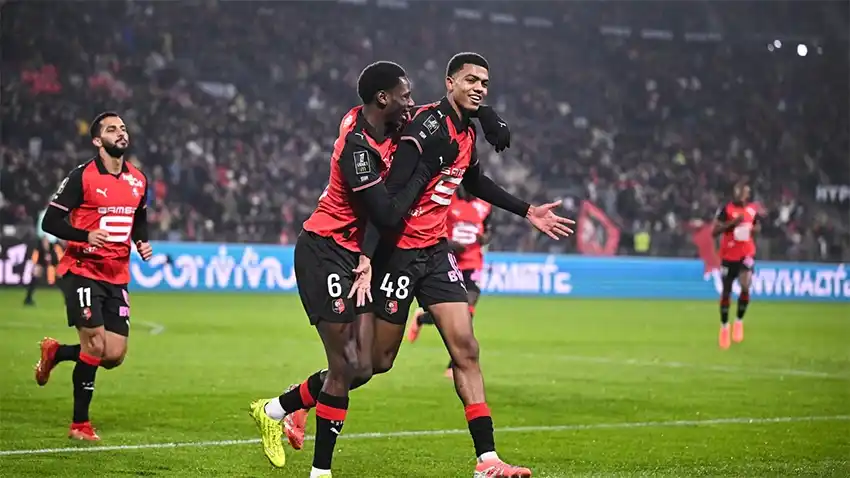 Rennes 4-1 Monaco Highlight | France Ligue 1