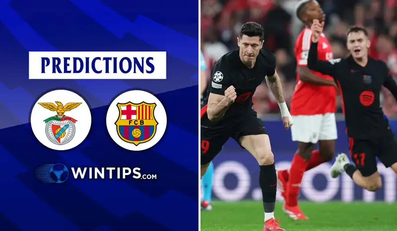 Benfica vs FC Barcelona, Prediction & Betting Tips