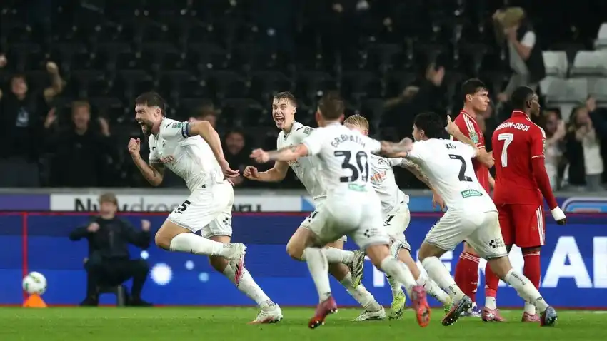 Swansea City 0-0 Nottingham Forest Highlight | England League Cup